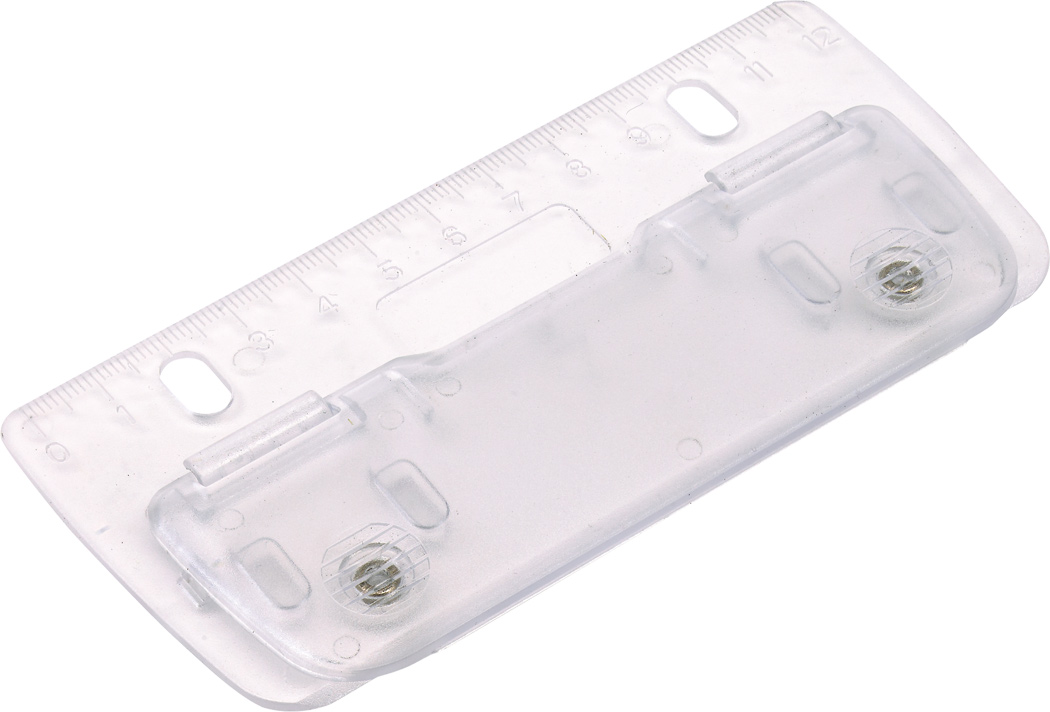 Mini-Locher PAGE als Werbemittel preisgünstig - Farbe: Transparent ...