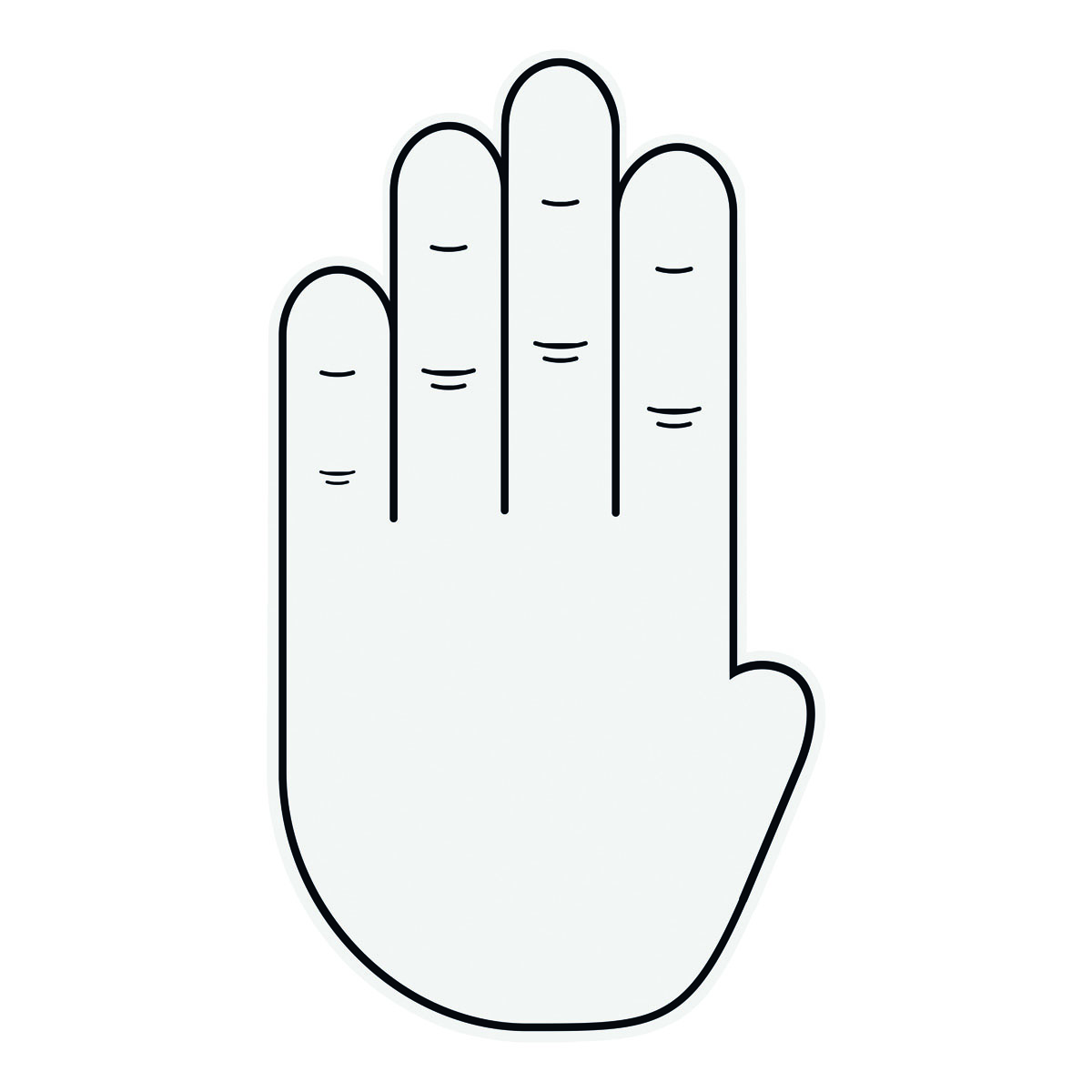 Winkehand aus Schaumstoff HIGH FOUR | Pro-Discount Werbeartikel