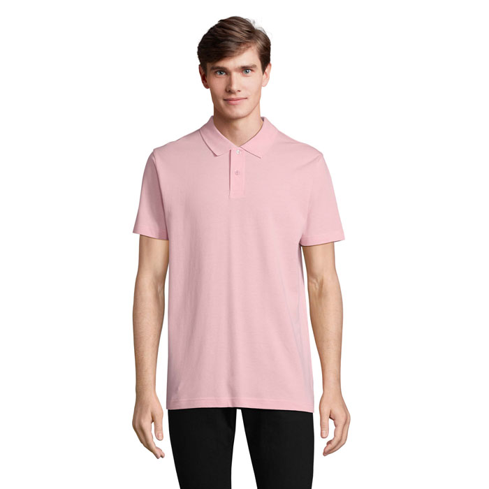 PULSE UNISEX POLO PULSE als Werbegeschenk vom Discount - Farbe: Bonbon Rosa, Größe: S | Pro ...